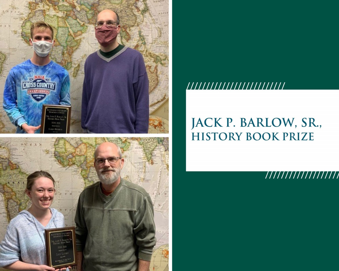 Brooks Walker Wins Barlow Book Prize | Huntington University