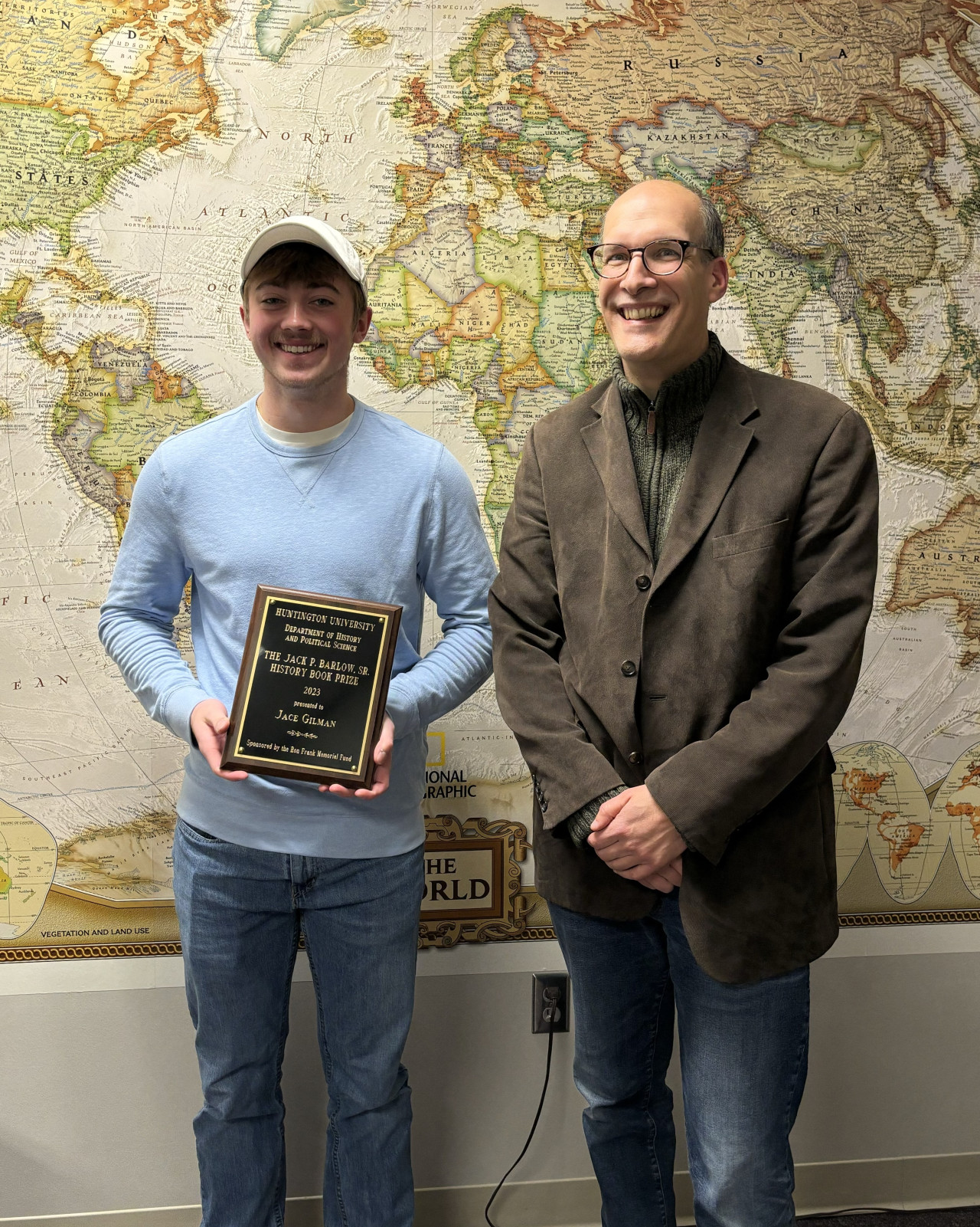 Gilman Receives Barlow Prize | Huntington University